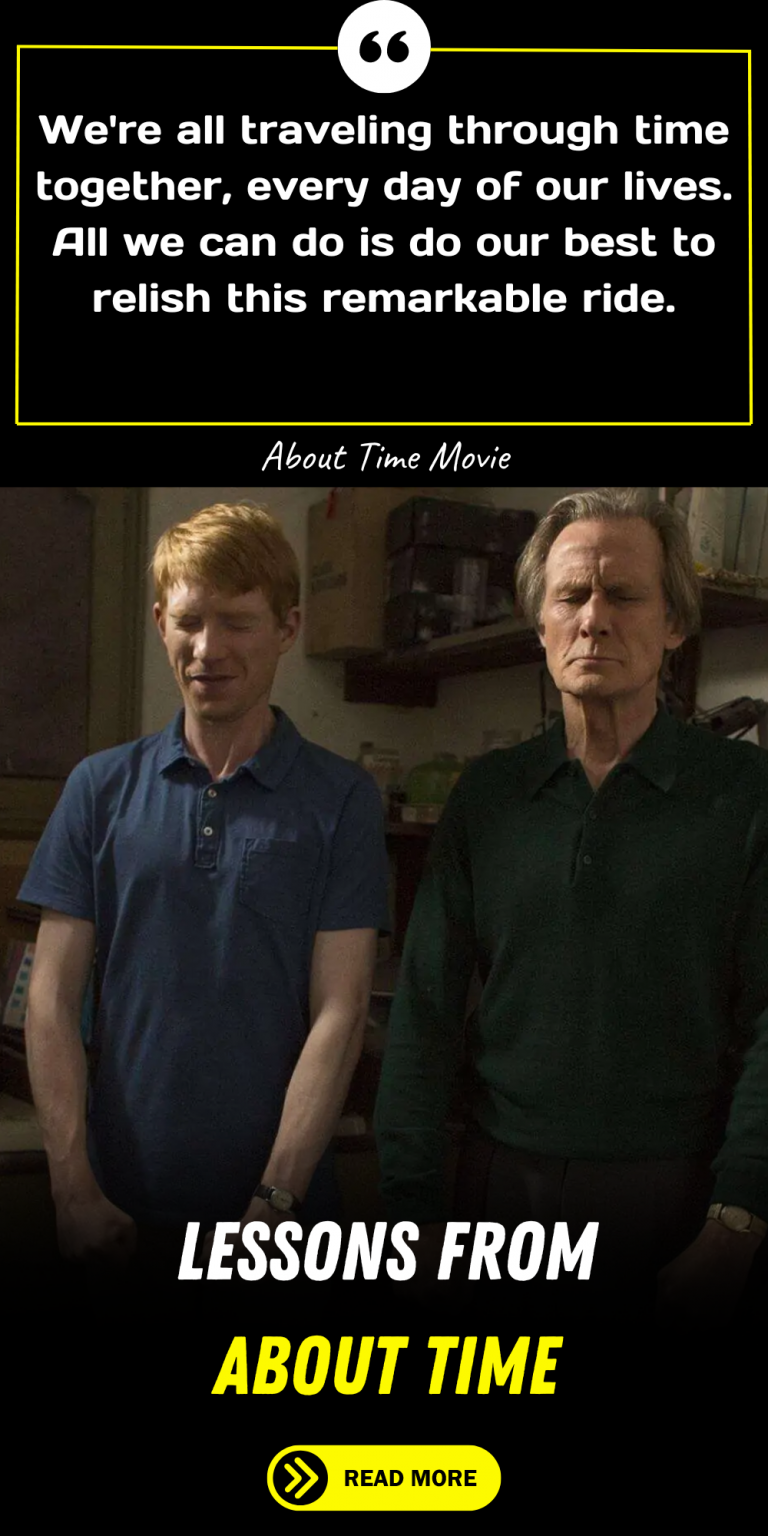 12 Inspirational About Time Movie Quotes to Live More Intentionally