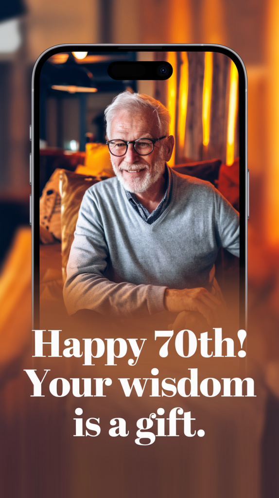 The 17 Best 70th Birthday Wishes to Celebrate a Milestone Year - Fyrova